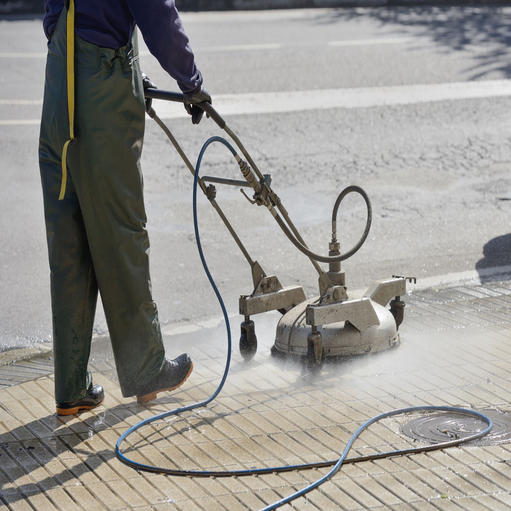 Pressure Washing - Driveway - Taylor Signature Painting
